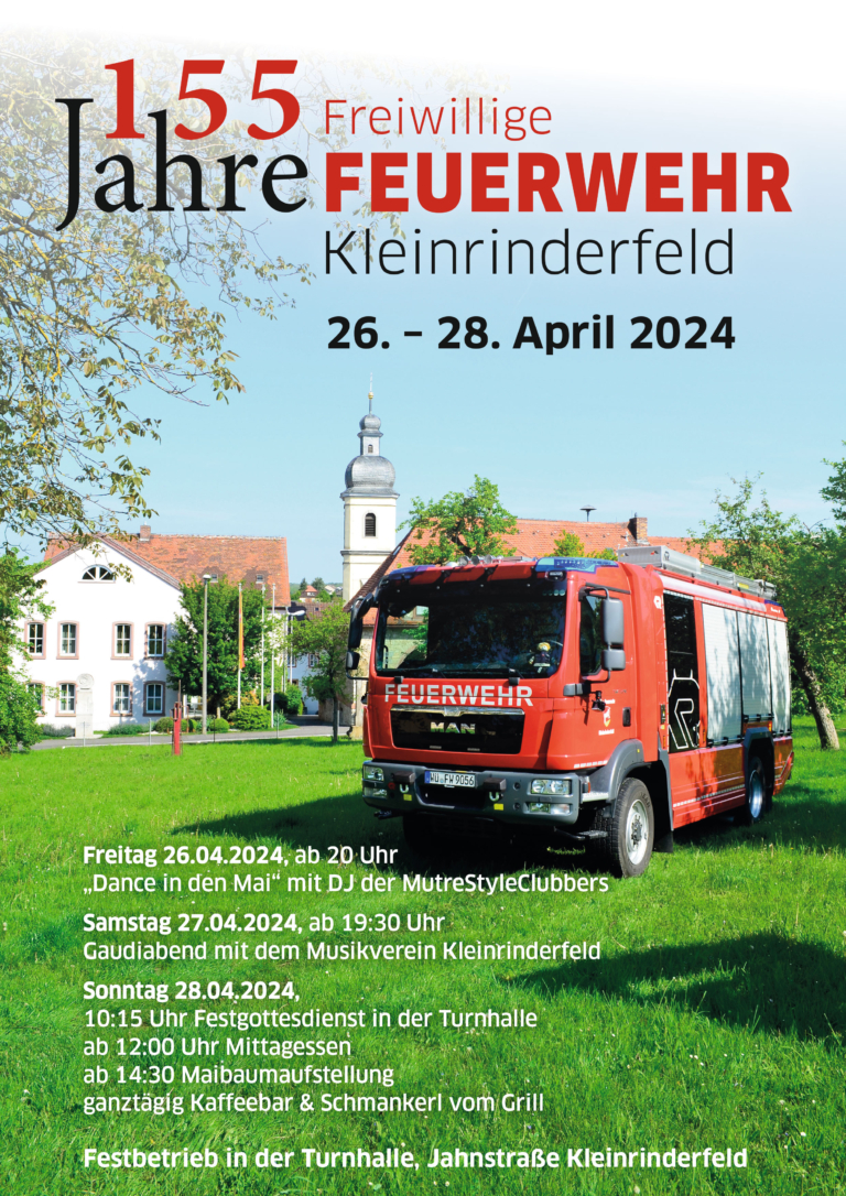 155 Jahre Freiwillige Feuerwehr - Kleinrinderfeld